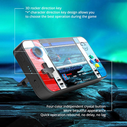 D41 2-in-1 Handheld Game Console Power Bank - WhatGeek