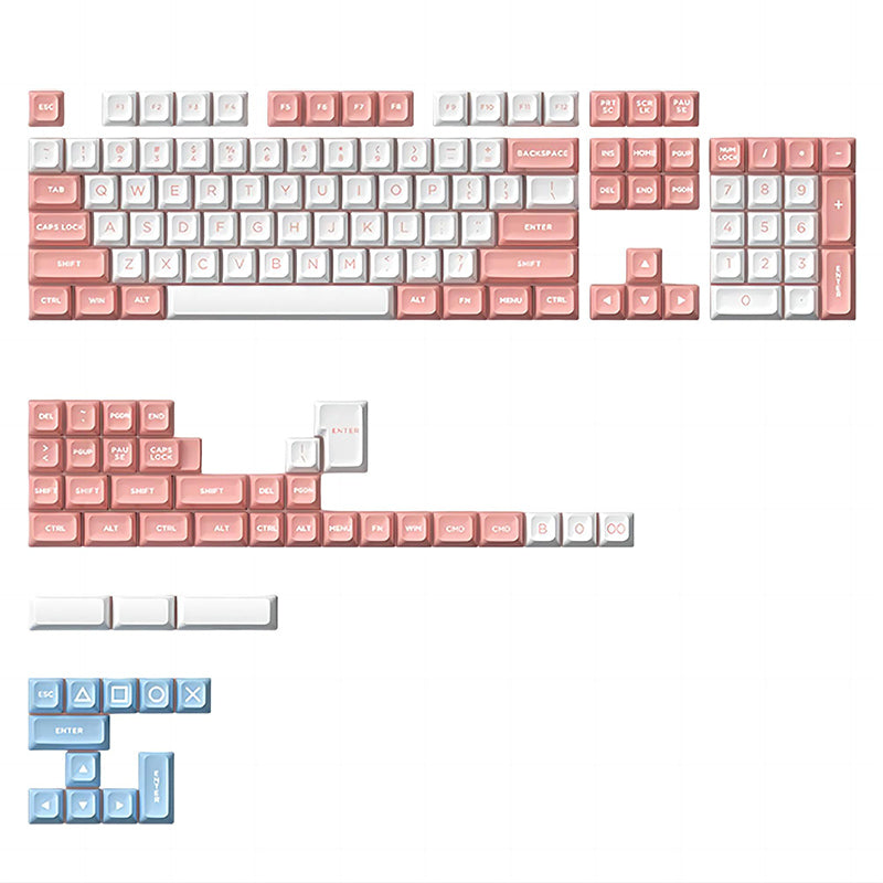 DAGK Double-Shot PBT Keycaps ASA Profile Keycap Set 148 Keys - WhatGeek