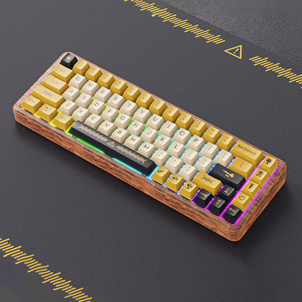 DAGK Walnut Wood Pro Wireless DIY Keyboard Kit - WhatGeek