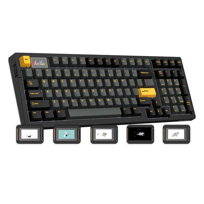 DAREU A98 Pro Keyboard With LED TFT Screen - WhatGeek