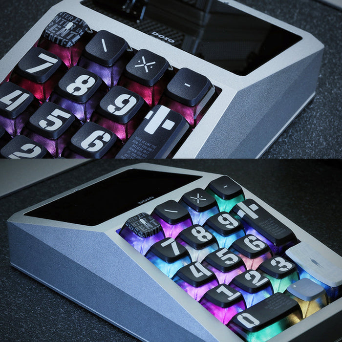 DOIO KB17-B01 QMK/VIA Macro Keyboard Dual-mode Mechanical Keyboard Kit ...