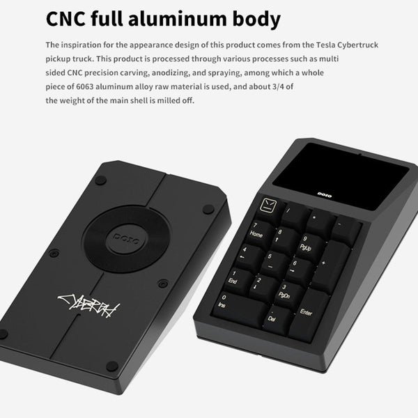 DOIO KB17-B01 QMK/VIA Macro Keyboard Dual-mode Mechanical Keyboard Kit - WhatGeek