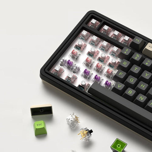 FL·ESPORTS CMK75 Display Screen Mechanical Keyboard - WhatGeek