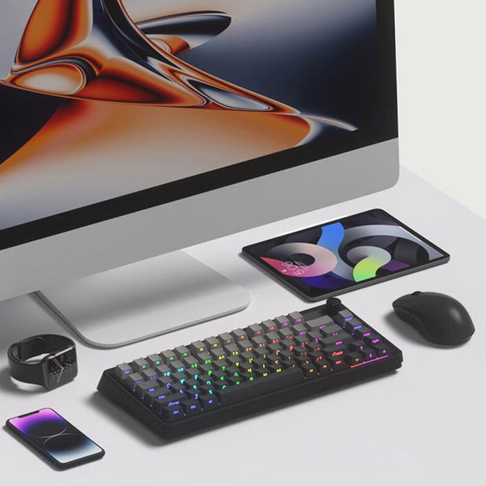 FL·ESPORTS CMK75 Display Screen Mechanical Keyboard - WhatGeek