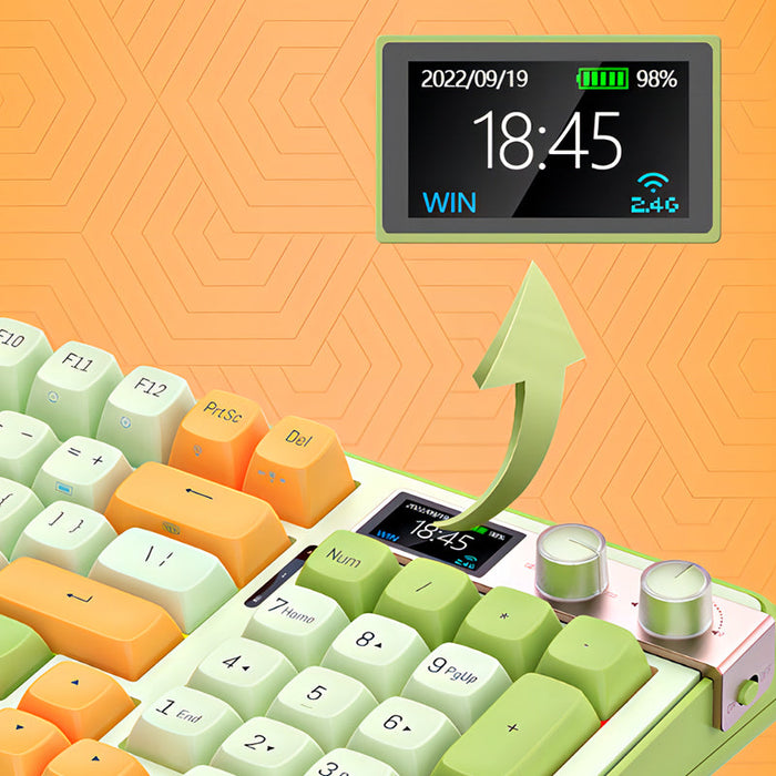 FOPATO H98 Love & Salvation Wireless Mechanical Keyboard With TFT ...