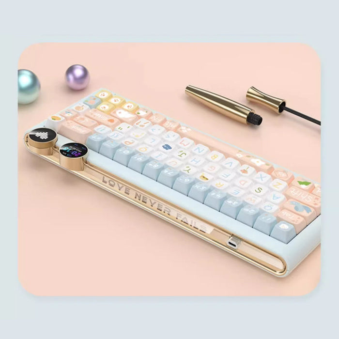FOPATO D68 Playful & Cute Wireless Mechanical Keyboard - WhatGeek
