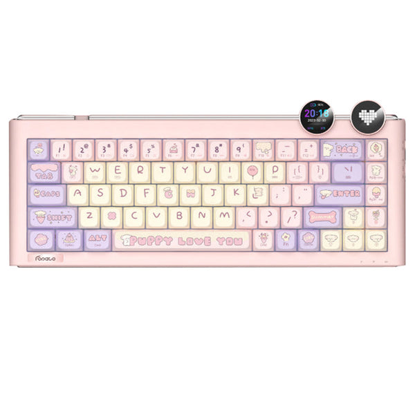FOPATO D68 Playful & Cute Wireless Mechanical Keyboard - WhatGeek