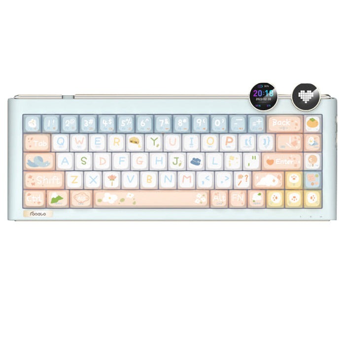 FOPATO D68 Playful & Cute Wireless Mechanical Keyboard - WhatGeek