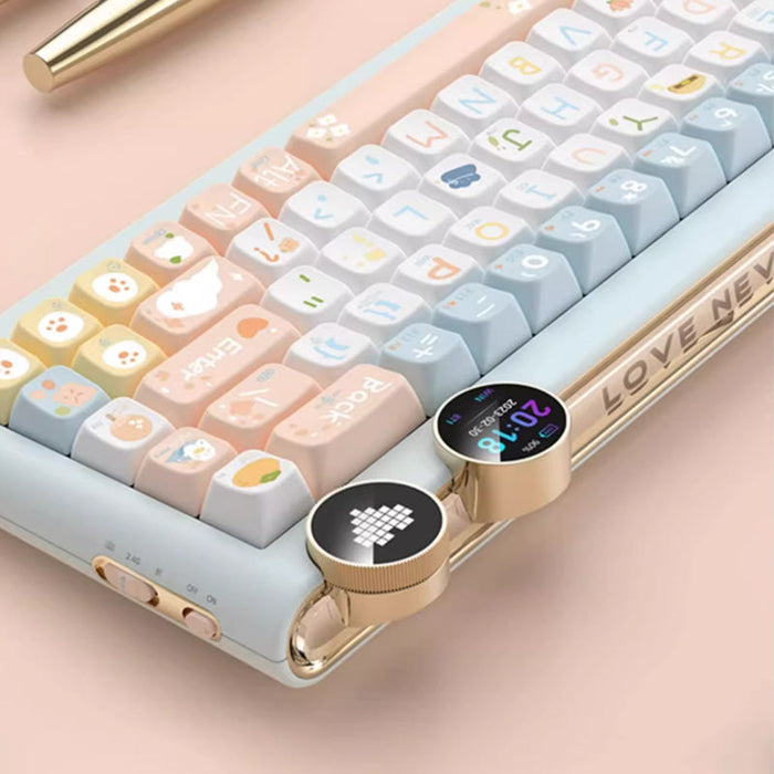 FOPATO D68 Playful & Cute Wireless Mechanical Keyboard - WhatGeek