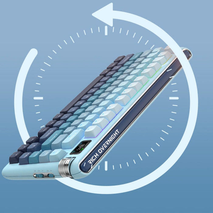 FOPATO F75 Wireless Mechanical Keyboard With TFT Screen - WhatGeek