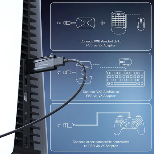 GameSir-VX Game Controller Console Adapter for PS5 - WhatGeek