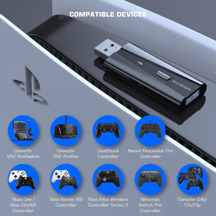 GameSir-VX Game Controller Console Adapter for PS5 - WhatGeek