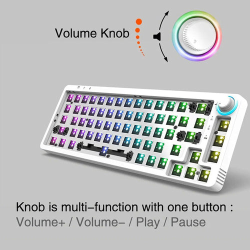 Homoo KF068 RGB DIY Kit with Rotary Knob - WhatGeek