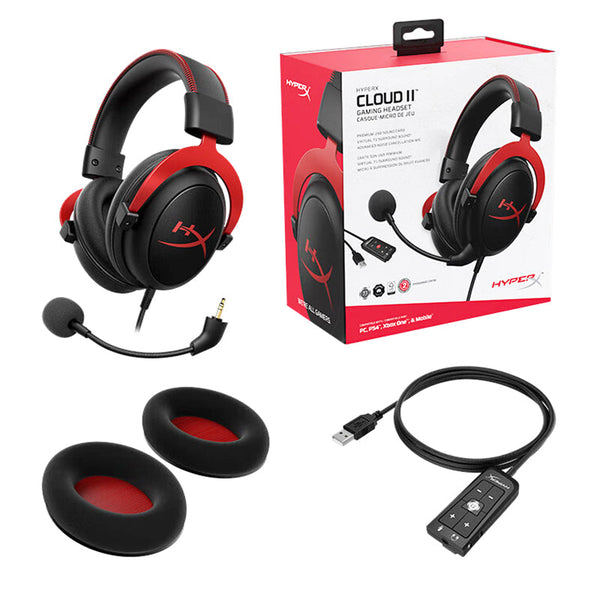 HyperX Cloud II 7.1 Surround Sound Wired Gaming Headset - WhatGeek