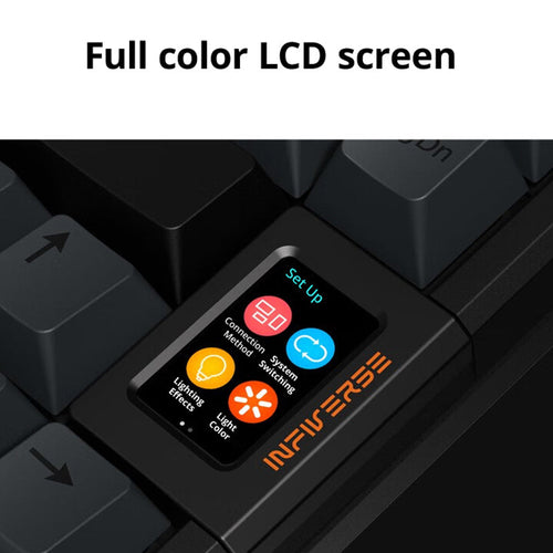 Infiverse INFI75 Mechanical Keyboard with LED Screen - WhatGeek