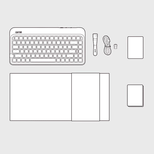 Lofree DOT Liquid Foundation Mechanical Keyboard - WhatGeek