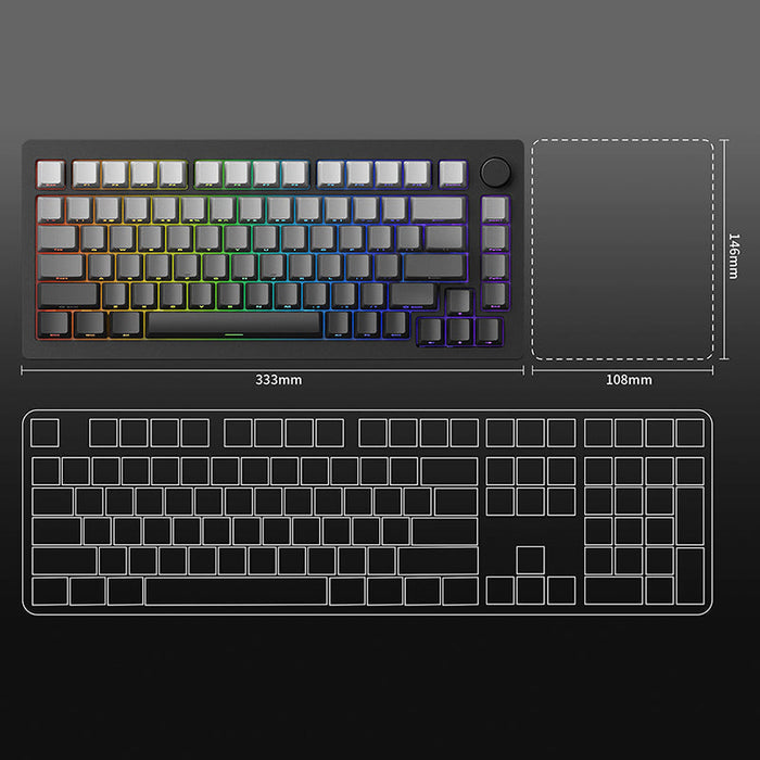 MonsGeek M1 HE-SP Wired Mechanical Keyboard - WhatGeek