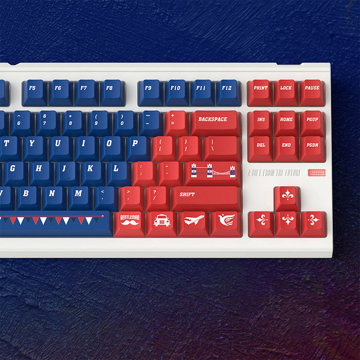 NEWTOY British Theme Cherry Profile Keycap Set 172 Keys - WhatGeek