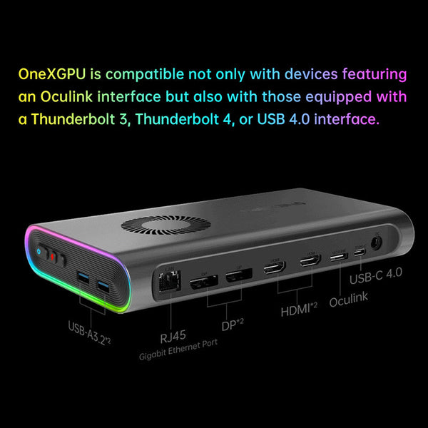 One Netbook ONEXGPU e-GPU Docking Station - WhatGeek
