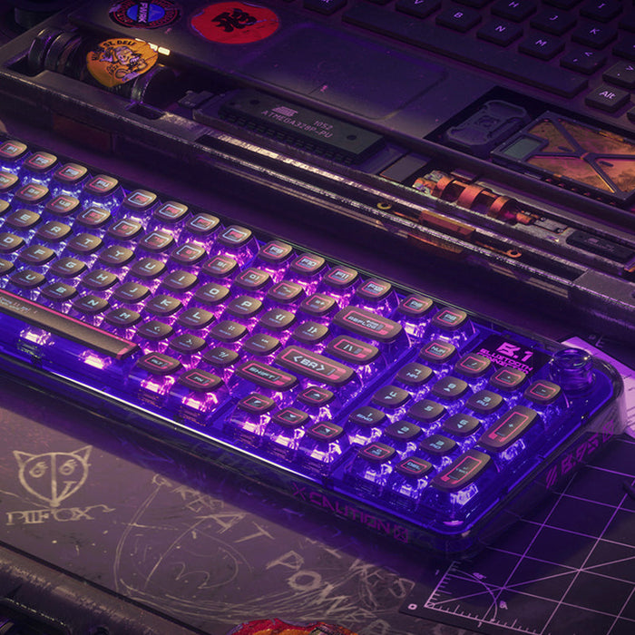 PIIFOX Cyberpunk ASA Profile PBT Keycap Set 117 Keys - WhatGeek