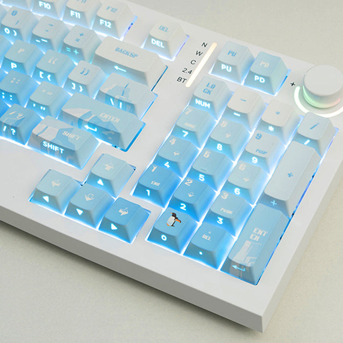 PIIFOX Glacier OEM Profile Keycap Set - WhatGeek