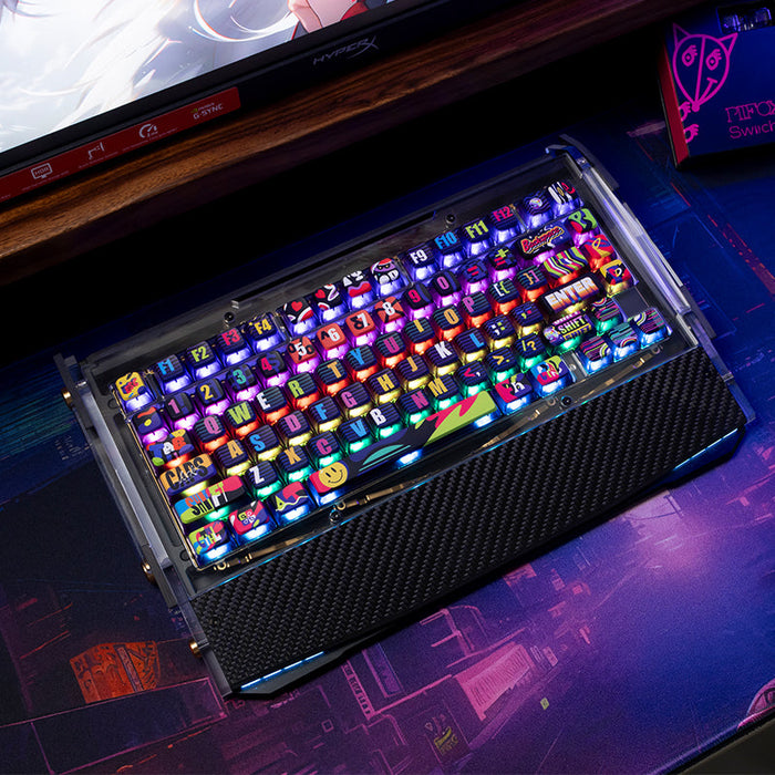 PIIFOX Neon Party ASA Profile Keycap Set 132 Keys - WhatGeek