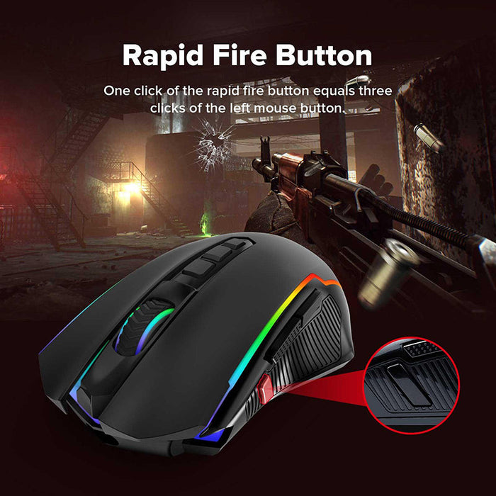 Redragon M910-KS RANGER LITE RGB Dual Modes Gaming Mouse - WhatGeek