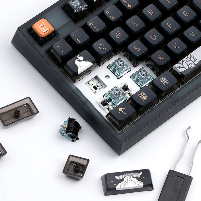 SKYLOONG GK980 Dark Fairy Tale Mechanical Keyboard - WhatGeek