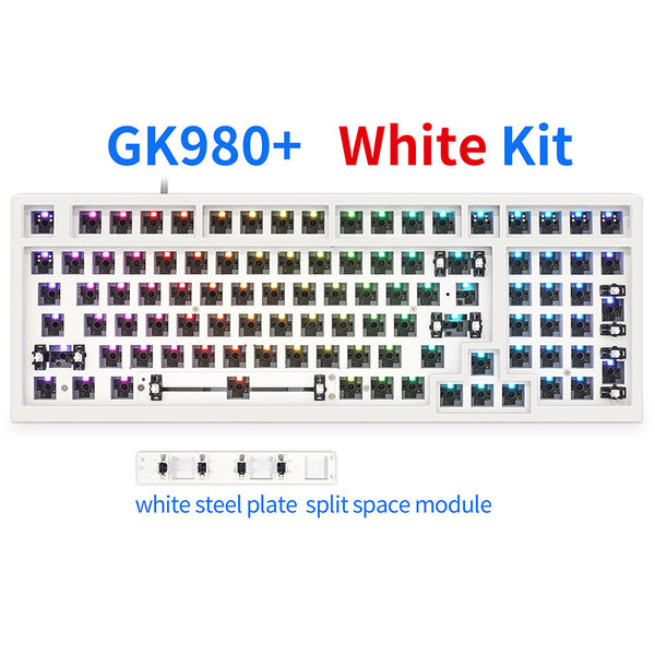 SKYLOONG GK980 1800 Compact 3-Mode RGB DIY Kit - WhatGeek