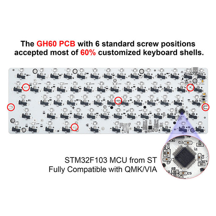 SKYLOONG GK61 QMK/VIA Wireless Mechanical Keyboard - WhatGeek