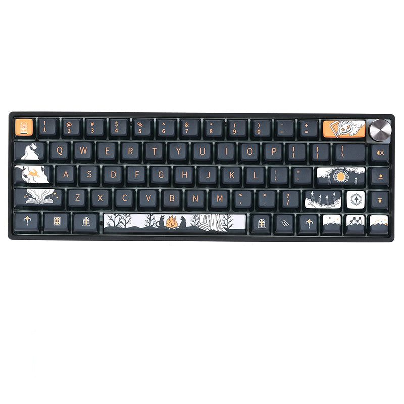 SKYLOONG GK6 Plus Dark Fairy Tale Wired Mechanical Keyboard - WhatGeek