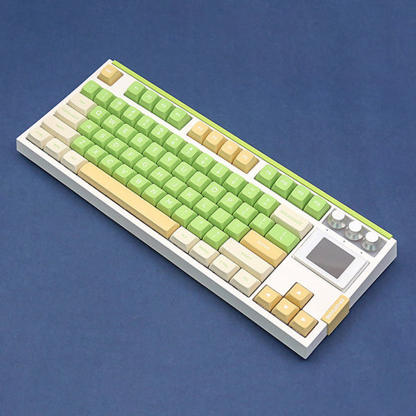 SKYLOONG GK87 Pro Green Wireless Mechanical Keyboard with TFT Screen ...