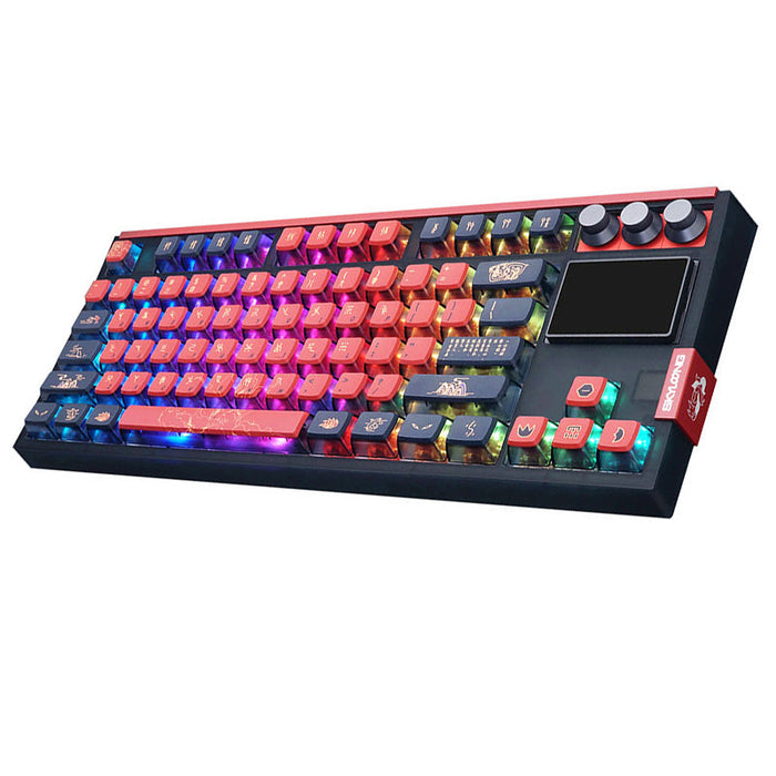 SKYLOONG GK87 Pro Spartan Wireless Mechanical Keyboard with TFT Screen ...