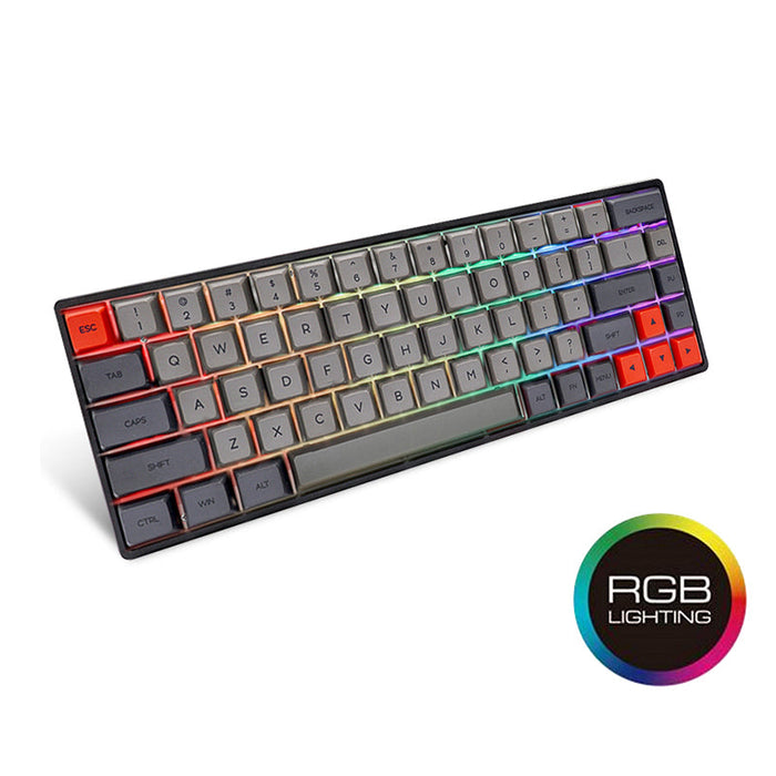 SKYLOONG GK68 Black Mechanical Keyboard - WhatGeek