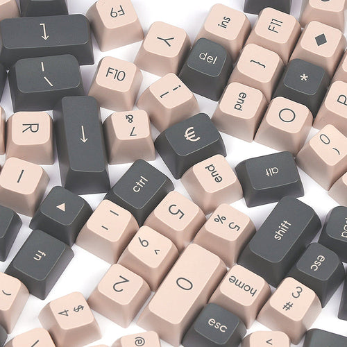 Ajazz Peace Keycaps 129 Keys JSA Profile PBT Doubleshot - WhatGeek