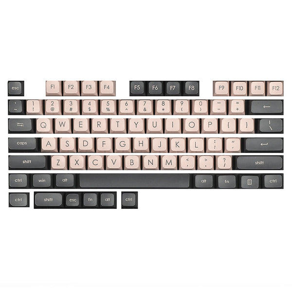 Ajazz Peace Keycaps 129 Keys JSA Profile PBT Doubleshot - WhatGeek