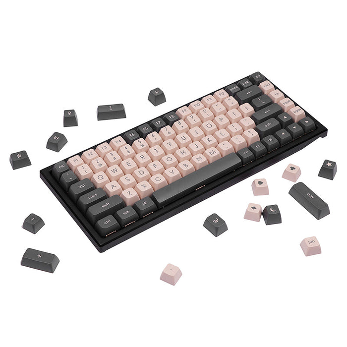 Ajazz Peace Keycaps 129 Keys JSA Profile PBT Doubleshot - WhatGeek