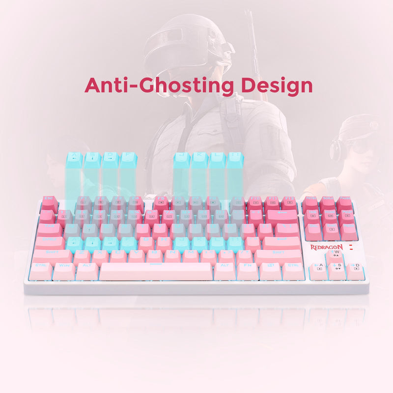 Redragon K576W-GP DAKSA TKL Wired Mechanical Keyboard - WhatGeek