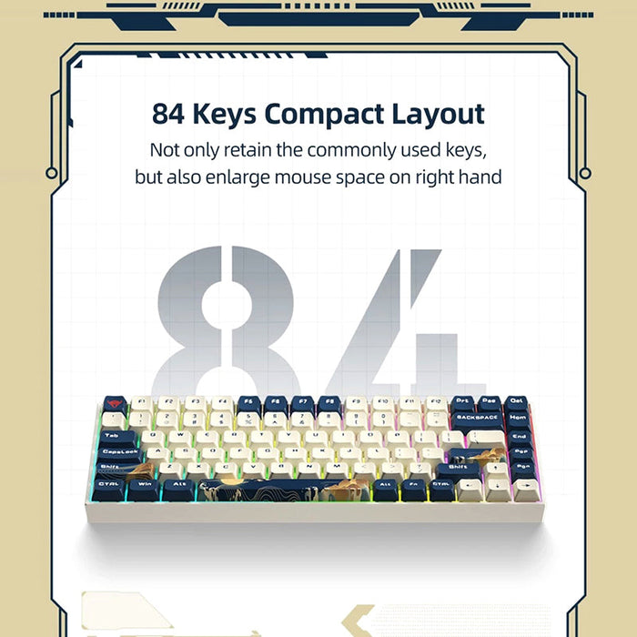 iBlancod K84 Wireless Mechanical Keyboard - WhatGeek