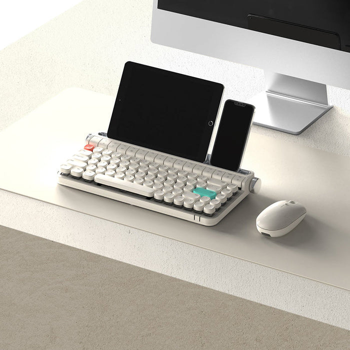 ACGAM ACTTO B703 Wireless Typewriter Retro Mechanical Keyboard - WhatGeek